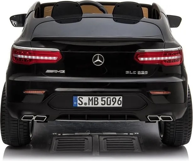 LEAN CARS Elektrické autíčko Mercedes GLC 63S MP4 černé lakované