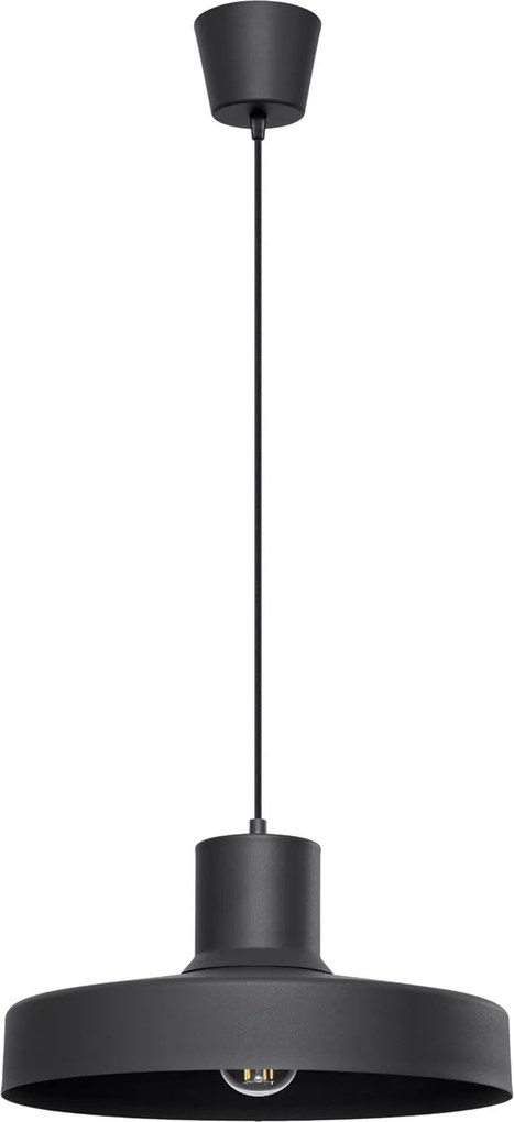 Sollux Lighting Závěsné svítidlo BILO černé