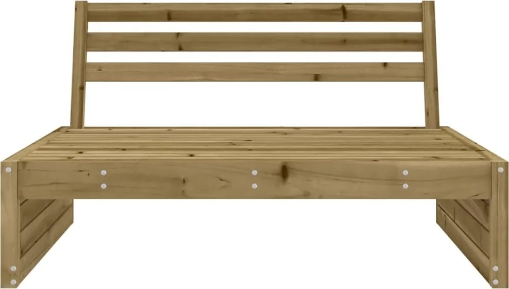 vidaXL Zahradní středová pohovka 120 x 80 cm masivní dřevo douglasky [825750] Barva: Černá borovice