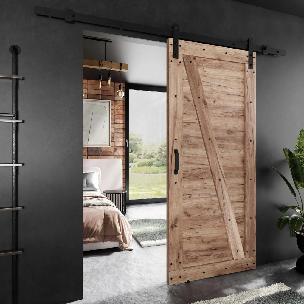 Posuvné dveře LOFT ADIO 4 dub Craft zlatý 100