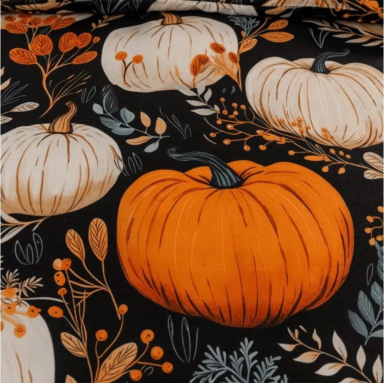 Povlečení z mikrovlákna MAGIC PUMPKIN barevné Rozměr povlečení: 2 ks 70 x 90 cm | 200 x 220 cm