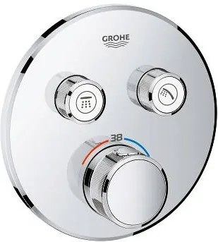 Grohe Grohtherm SmartControl - Termostatická sprchová podomítková baterie, 2 ventily, chrom 29119000