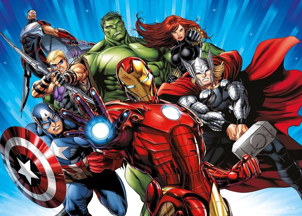 Vliesová fototapeta Marvel Avengers, Disney | 360 x 270 cm | DFTDNXXL5077