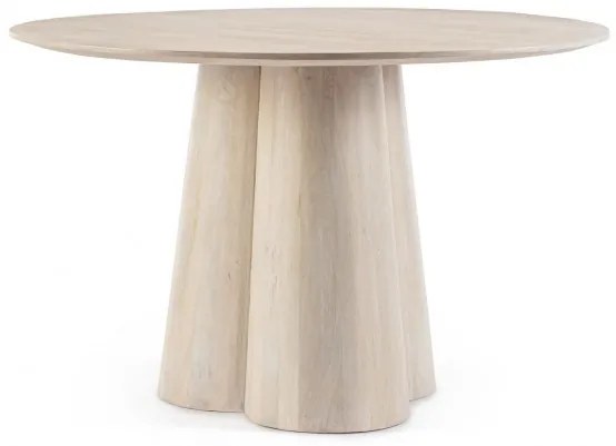 BIZZOTTO Jídelní stůl NASSOR světlý 120 cm 0747188