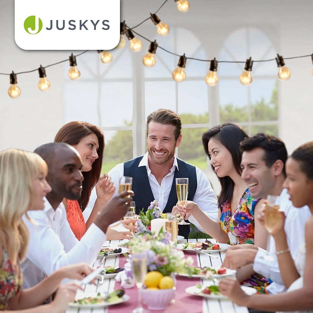 Juskys Zahradní párty stan 3 × 6 m Barva: Modrá