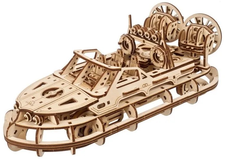 Ugears 3D Dřevěné mechanické puzzle Záchranné vznášedlo