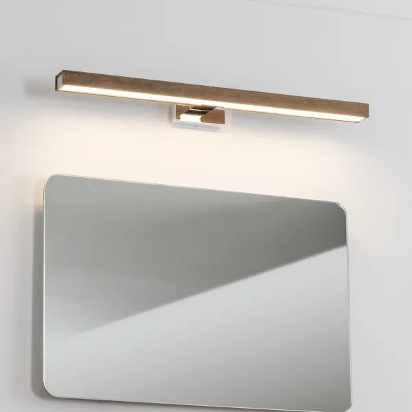 Brilagi-LED Koupelnové osvětlení zrcadla WOODY MIRROR LED/12W/230V IP44 dub/chro