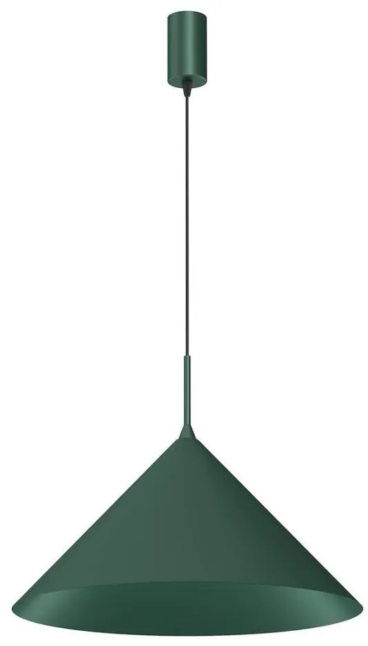 Lustr na lanku CAPITAL 1xGX53/15W/230V pr. 46 cm zelená