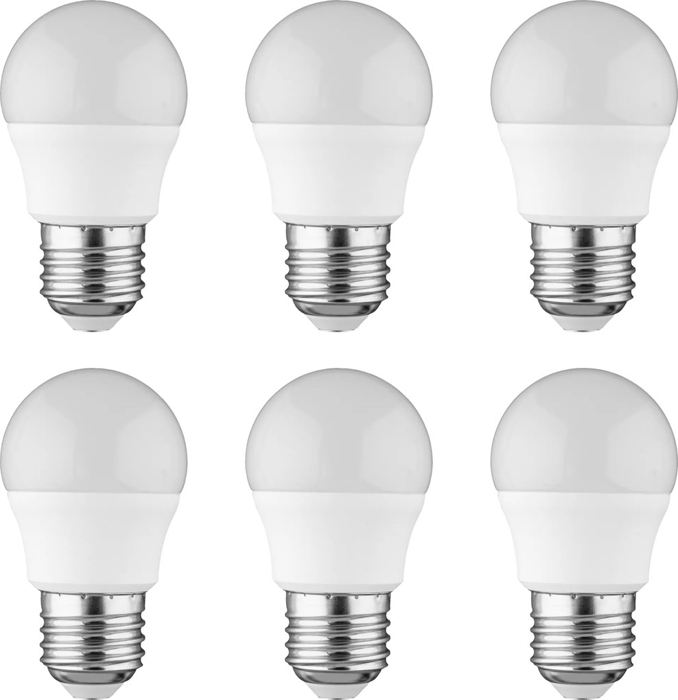 Livarno home LED žárovky, 6 kusů (E27 klasický kulatý tvar)