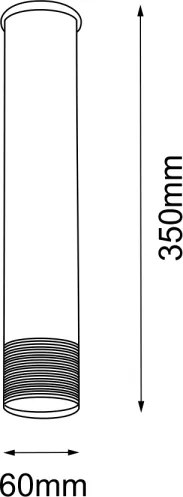 Amplex 8251 - Bodové svítidlo EIDO 1xGU10/10W/230V bílá/zlatá