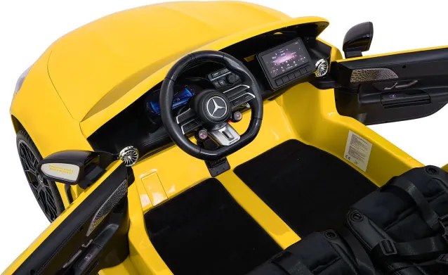 Elektrické autíčko Mercedes Benz GT63 AMG žluté