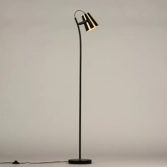 Stojací designová lampa Laventa Black and Gold