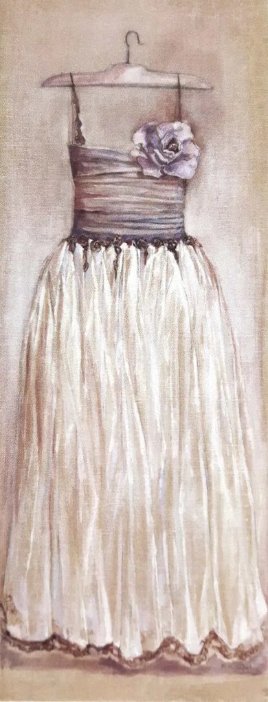 ART-STYLE Obrázek 20x60, šaty I., rám sv. dub - červotoč