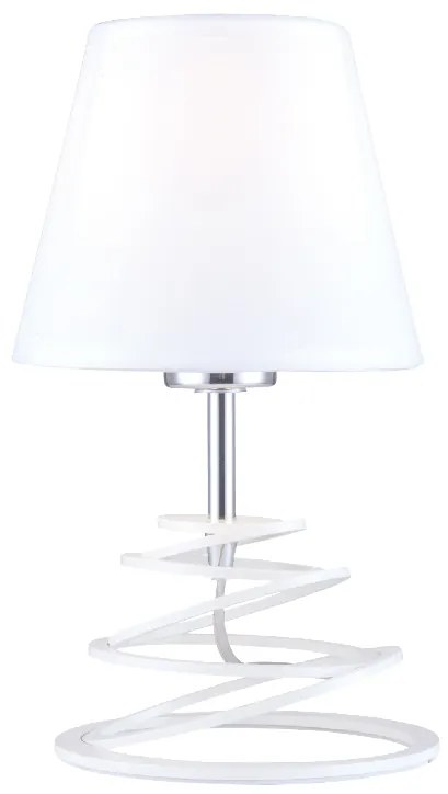 ACA DECOR Stolní lampa LAGOS max. 60W/E27/230V/IP20, bílá