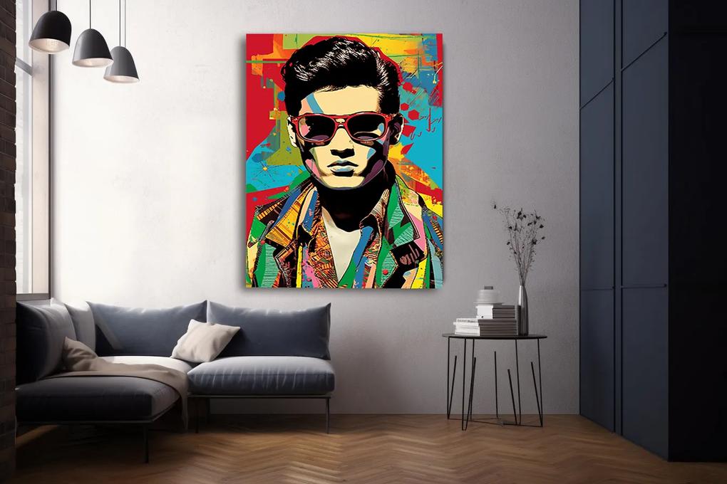 Obraz Elvis Presley Pop art Rozměr: 60 x 90 cm
