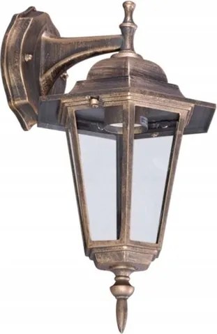 Fasádní lampa K-a zlatá