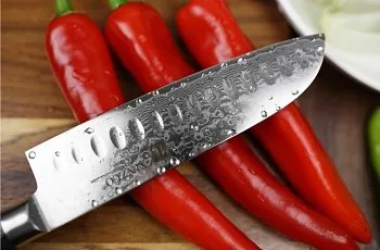 Santoku nůž 7" XINZUO KÓČI 67 vrstev damaškové oceli