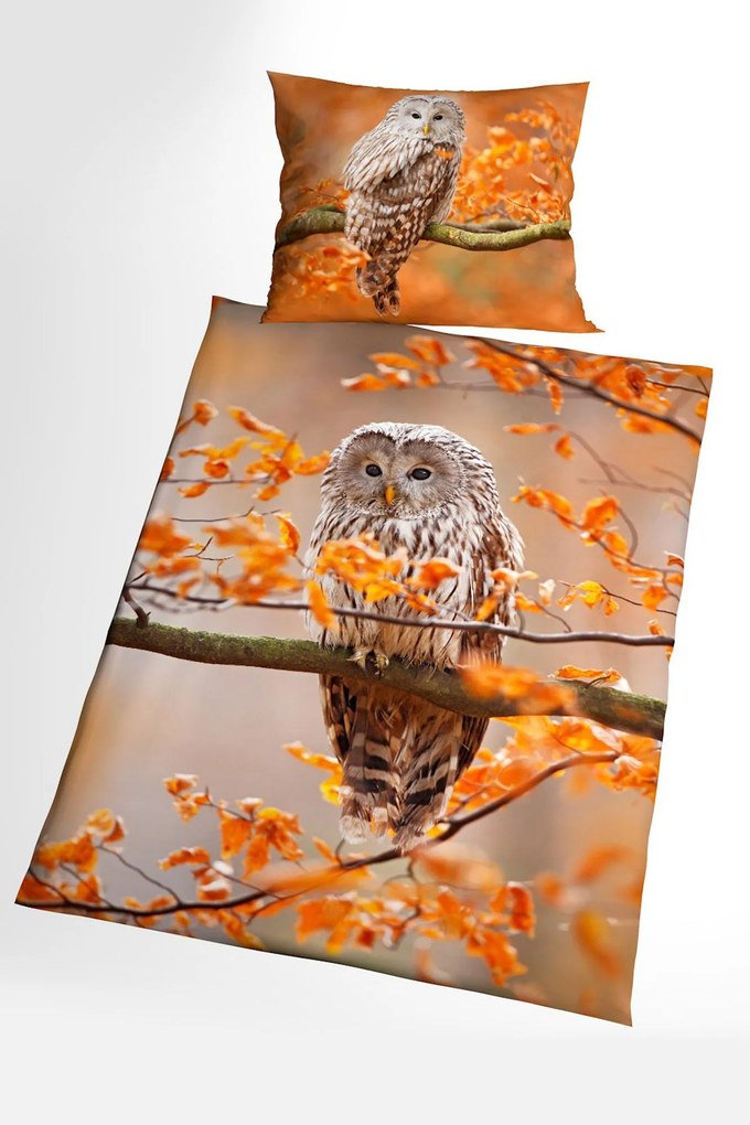 3d povlečení se sovou - Noctua Noctua 140x200 cm