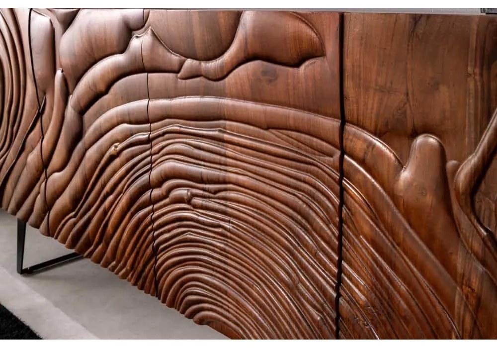 Massive home | Luxusní komoda FLUID z akáciového masivu 175cm