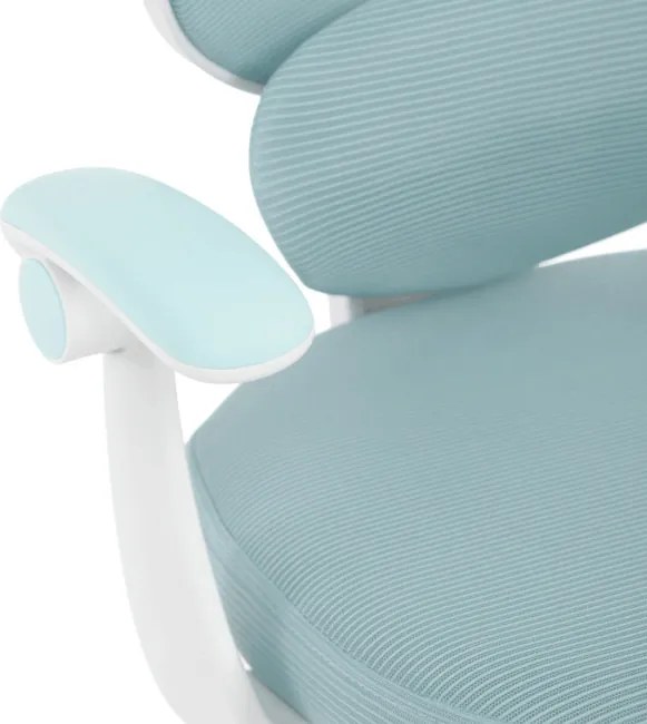 Dětská otočná židle modrá KA-W8008 BLUE