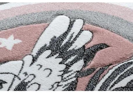 Kulatý koberec PETIT PONY Poník, růžový velikost kruh 160 cm | krásné koberce cz