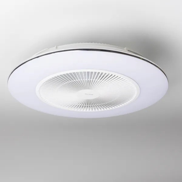 Brilagi - LED Stmívatelné svítidlo s ventilátorem AURA LED/38W/230V bílá + DO