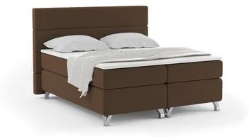 Čalouněná postel IMPERIA včetně úložného prostoru 180x200 Hnědá