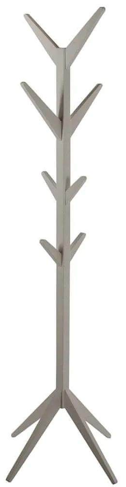 Design scandinavia Věšák dřevěný Scotty, 178 cm, šedá