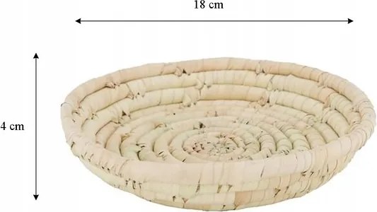 Košík z mořské trávy WOOLD 18 cm hnědý