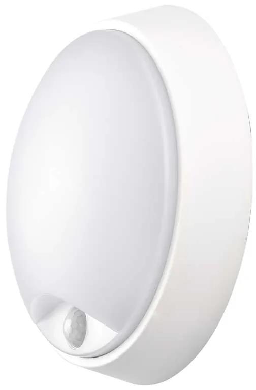 Stropní lampa EMOS LED přisazené svítidlo s PIR, kruh černá/bílá 14W teplá bílá 1539071240