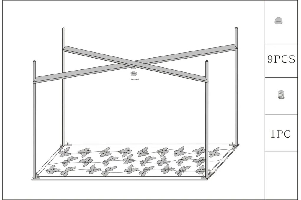 Designová konzole Jahmisey 100 cm zlatá