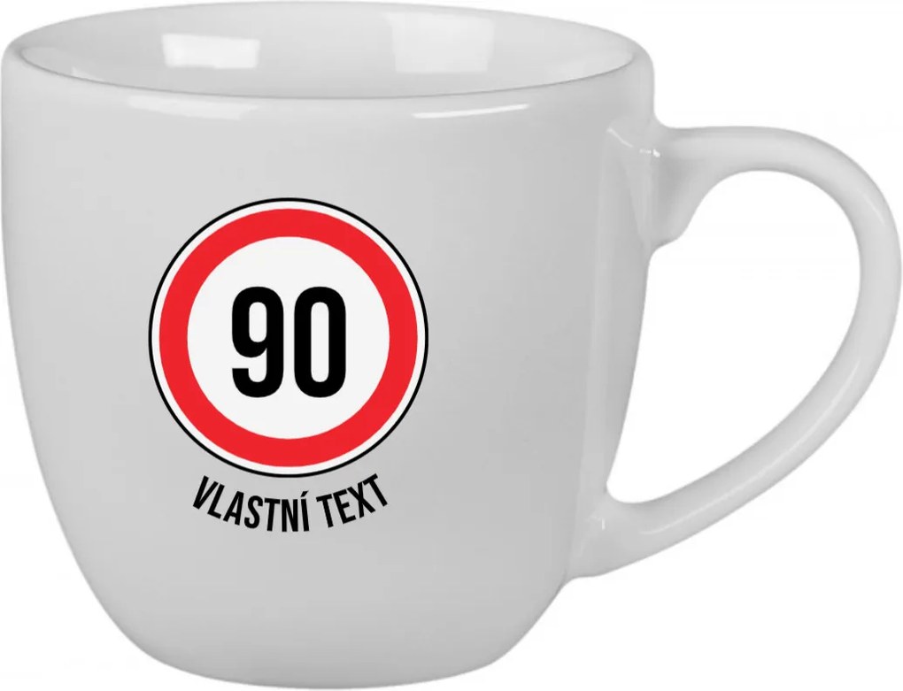 Personalizovaný keramický hrníček 400 ml - narozeninová dopravní značka