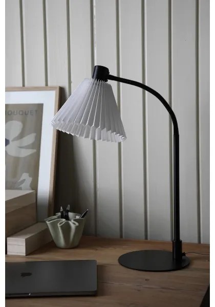 Markslöjd 108697 - Stolní lampa MIRA 1xE14/40W/230V černá/bílá