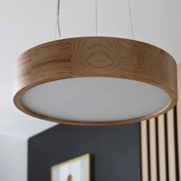 Brilagi - LED Lustr na lanku CARVALHO 2xE27/15W/230V dub pr. 37 cm