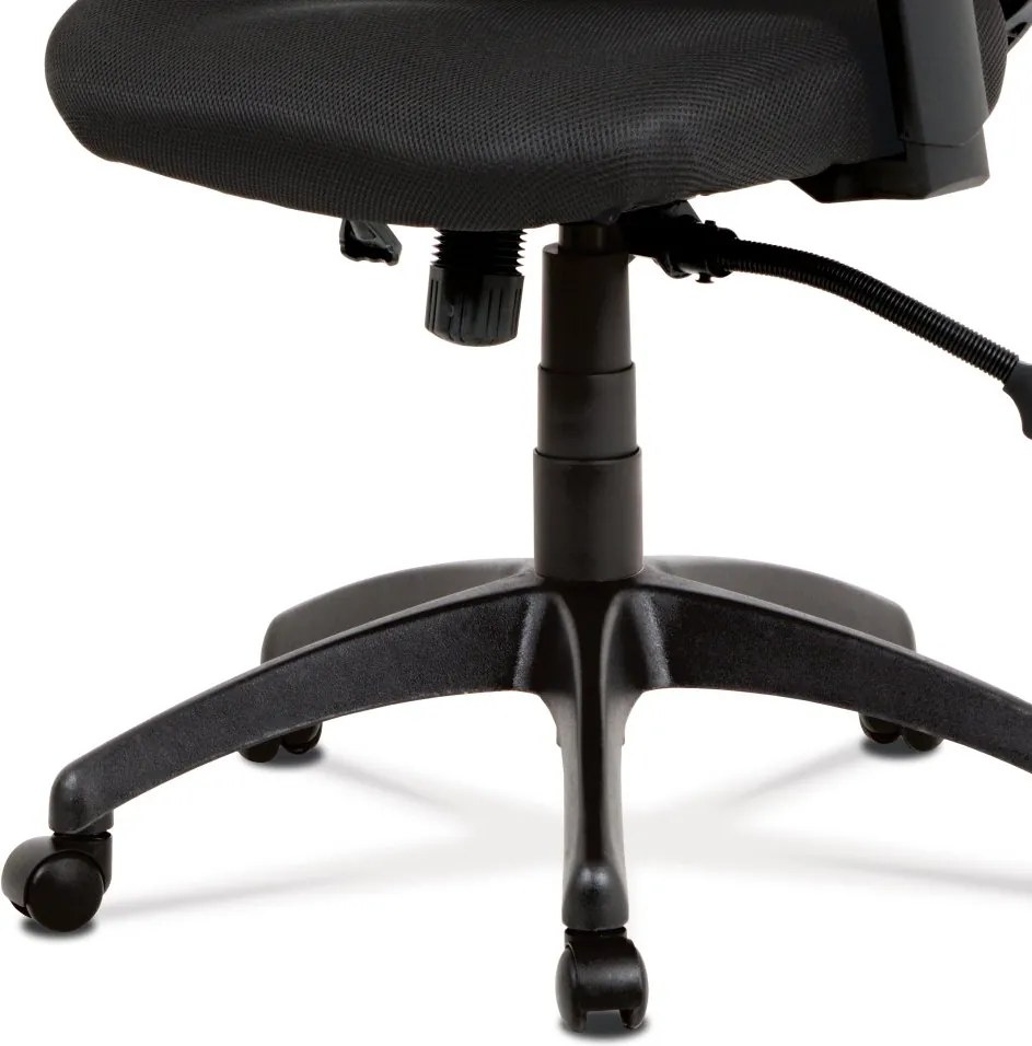 Kancelářská ergonomická židle ALBERT — látka, černá
