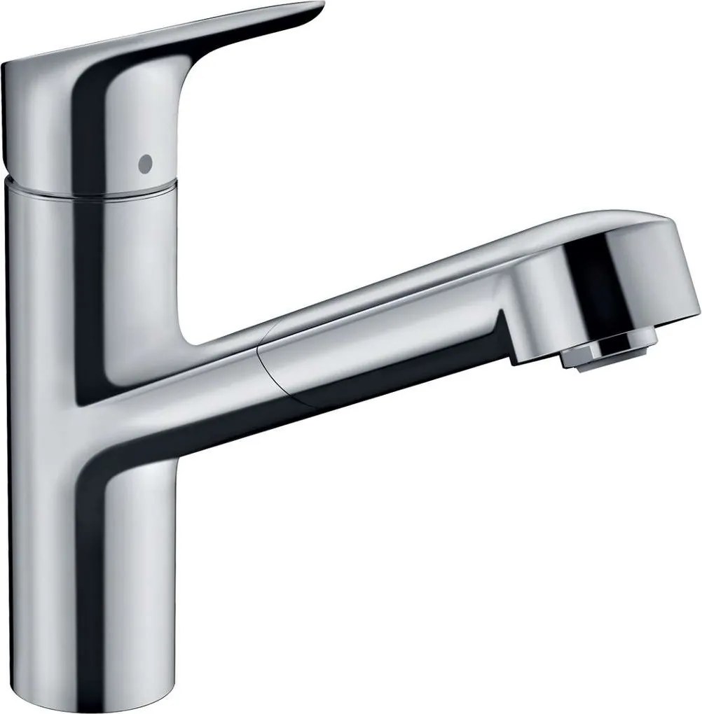 Hansgrohe Focus M43 - Dřezová baterie s výsuvnou koncovkou, chrom 71842000