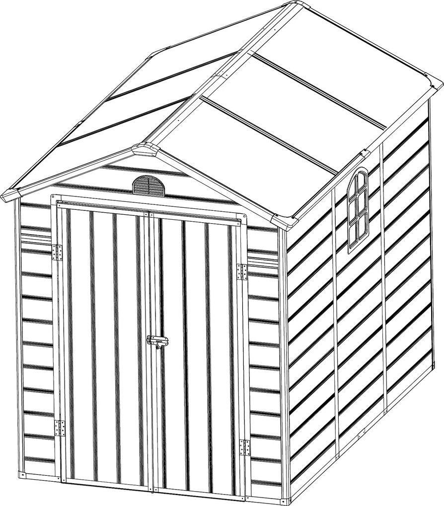 LANIT PLAST, s.r.o. plastový domek LANITPLAST LONGFORD 69 LG4019
