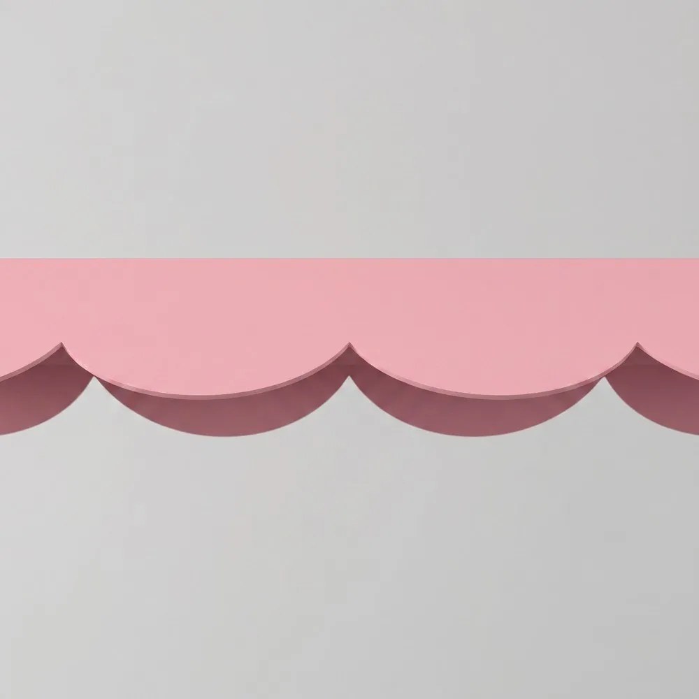 Růžové hliníkové LED závěsné svítidlo BISCUIT – Thoro