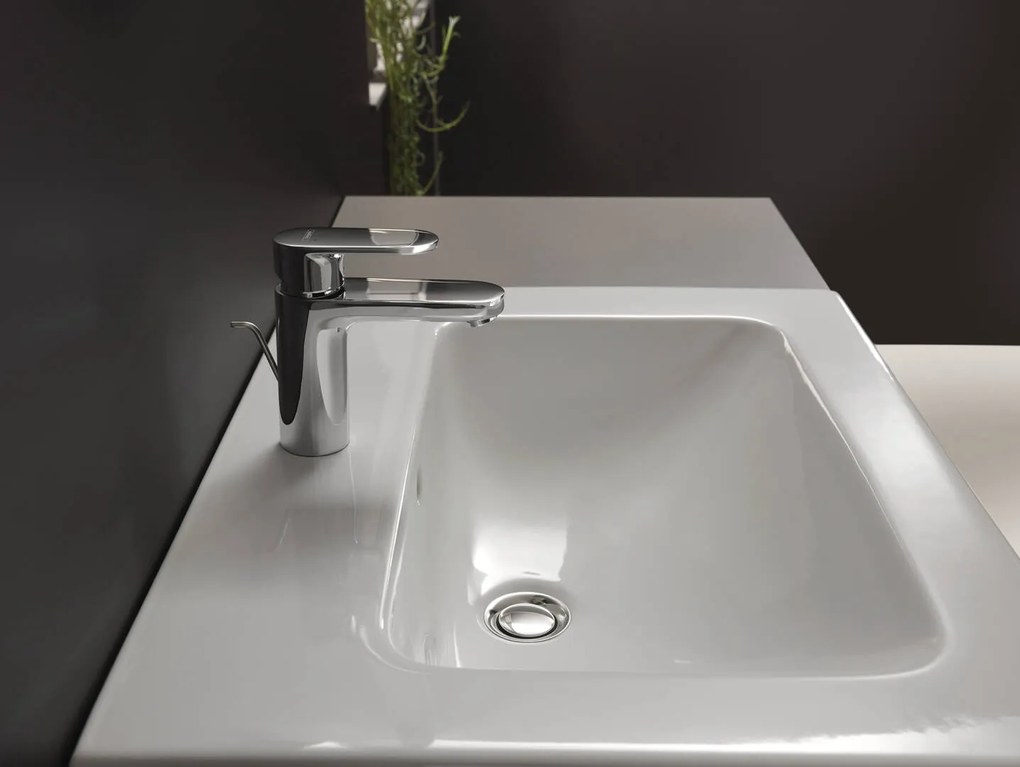 Hansgrohe Vernis Blend, umyvadlová baterie 100 s výpustí, EcoSmart, chromová, 71551000