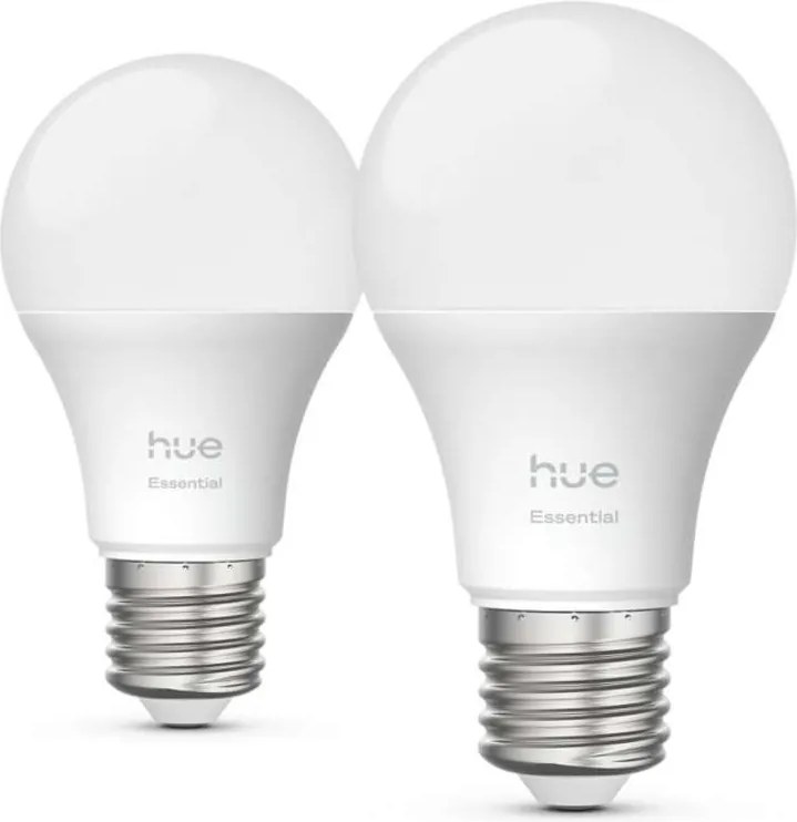 Philips Hue Essential - Chytrá LED žárovka E27, 806 lm, 2 ks 929004235402