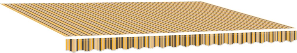 Rám markýzy Žlutá a Šedá 450 × 300 cm 3330953