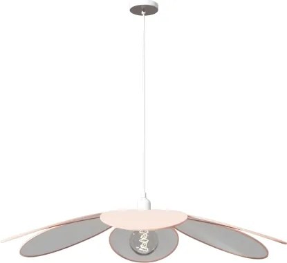Atmosphera - Dětský lustr na lanku PETAL 1xE27/40W/230V pr. 64 cm růžová