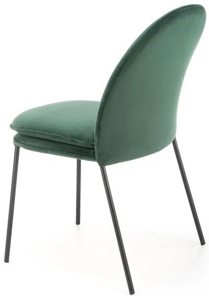 HALMAR K443 židle tmavě zelená