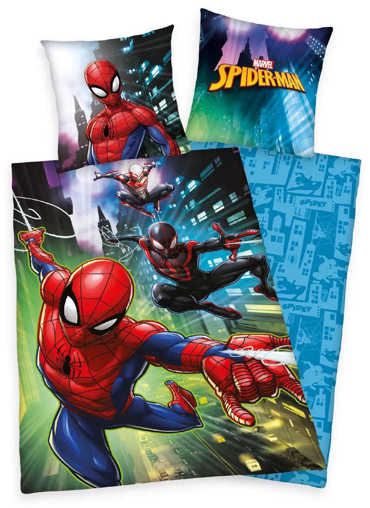 Herding Bavlněné povlečení 140x200 + 70x90 cm - Spiderman