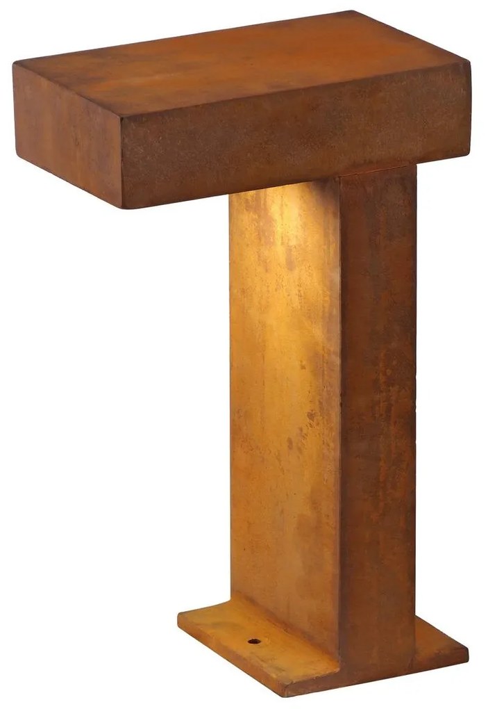 SLV Rusty Pathlight, venkovní svítidlo, 1x9W úsporné, patina rzi, IP44, 40cm slv 230090 slv 230090