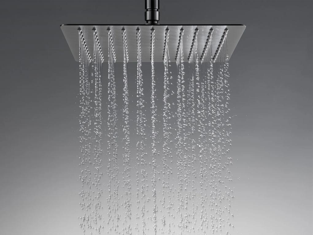 BESCO Hlavová sprcha SLIM UNI S - hranatá Barva - Zlatá, Rozměr hlavové sprchy  - 300 × 300 mm - BADPUKZL