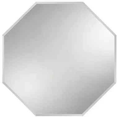 Amirro Zrcadlo na zeď do pokoje ložnice koupelny kulaté oválné tvarové DIAMANT 50 x 50 cm - osmihran s fazetou 10 mm 505-08F