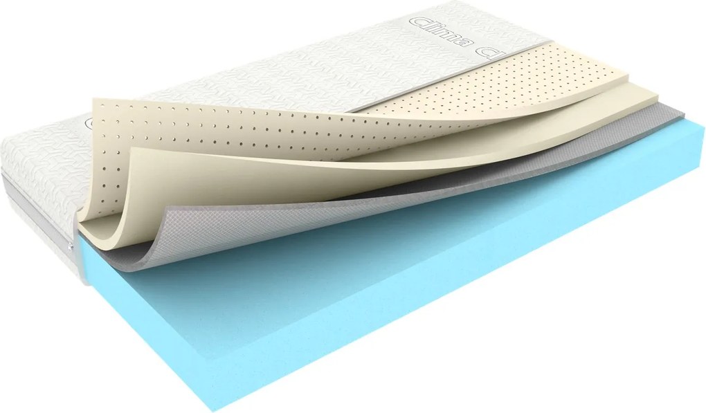 MT Matrace CAPRI s paměťovou pěnou a latexem 180x200 cm, 24 cm H2,5