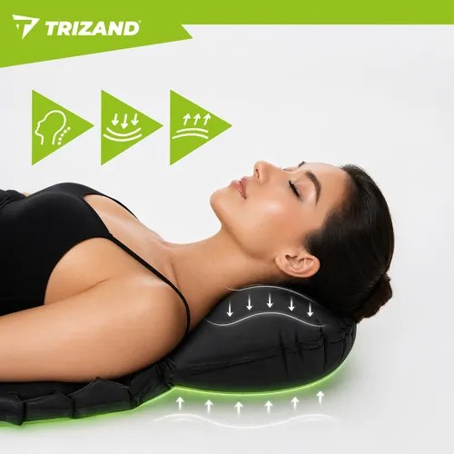 Samonafukovací turistická matrace Trizand - 190 x 60 cm s vestavěnou pumpou