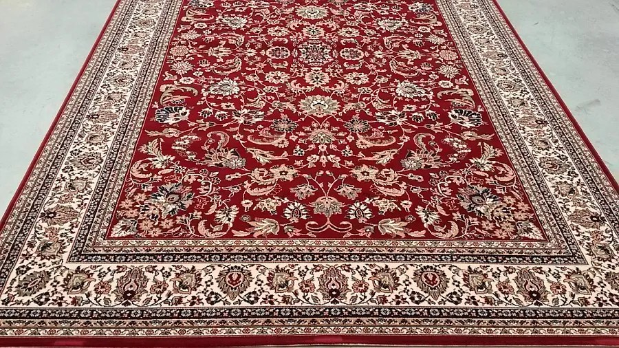 Vlněný koberec SAPHIR 305 bordó 200x300